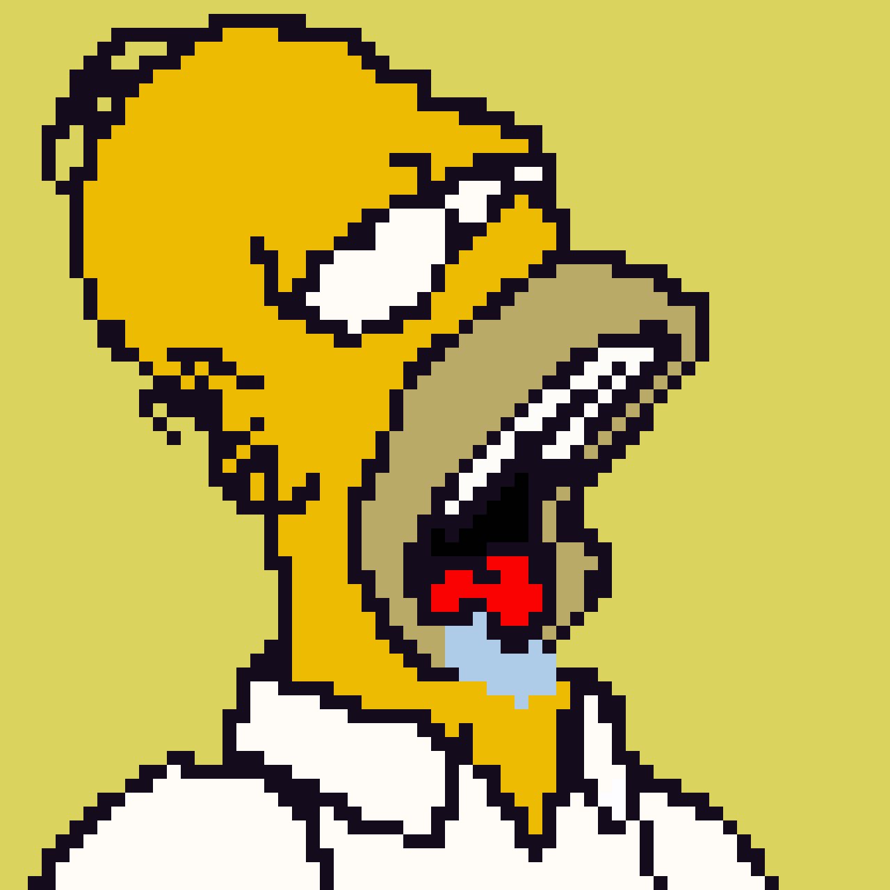 Homer Simpson Drool Memes Homer Simpson Moemoelle On Make A GIF