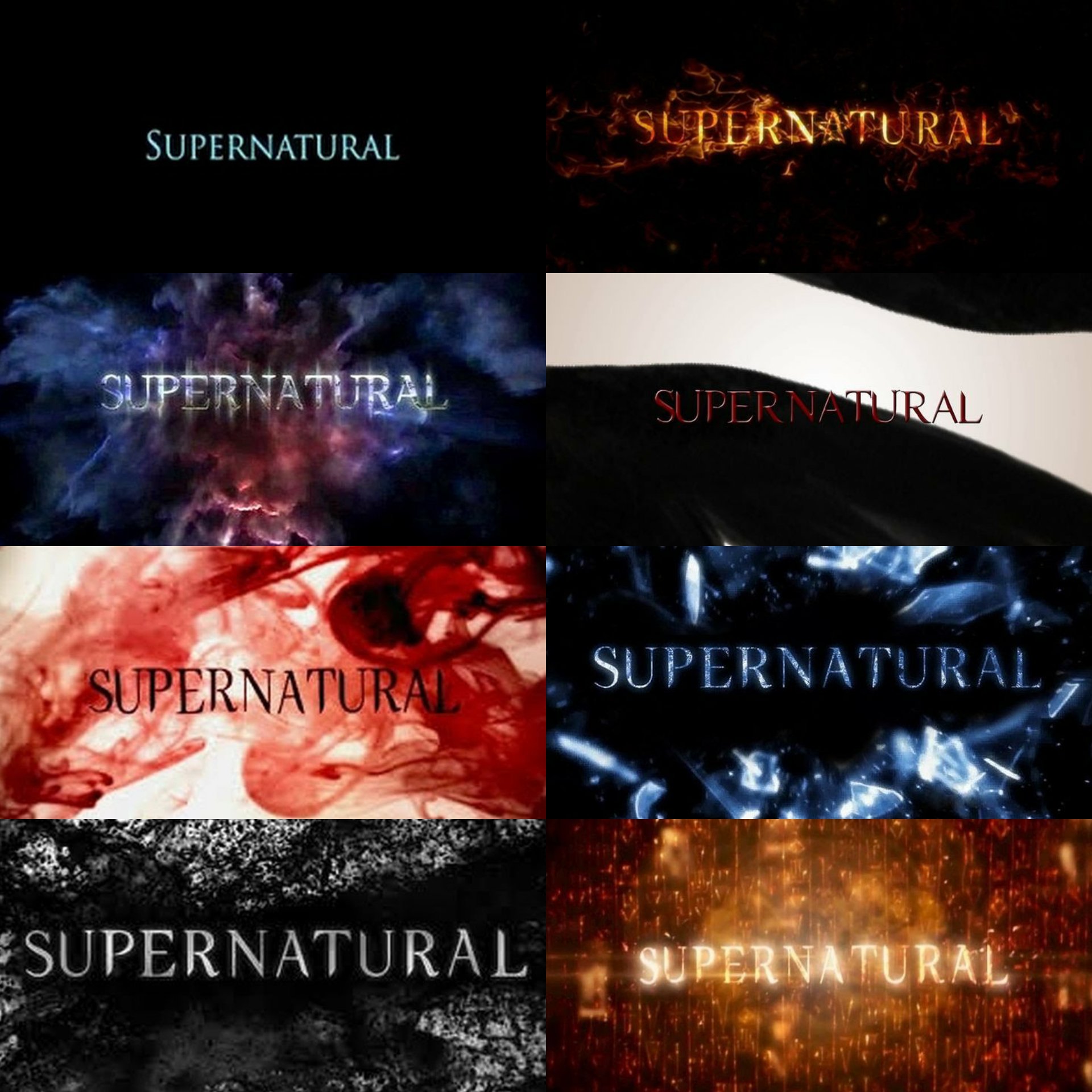 Supernatural All Seasons Opening