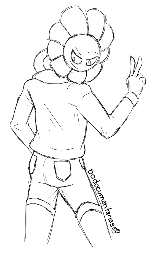 Sunflower OC [Drawn by Me] : r/ClipStudio