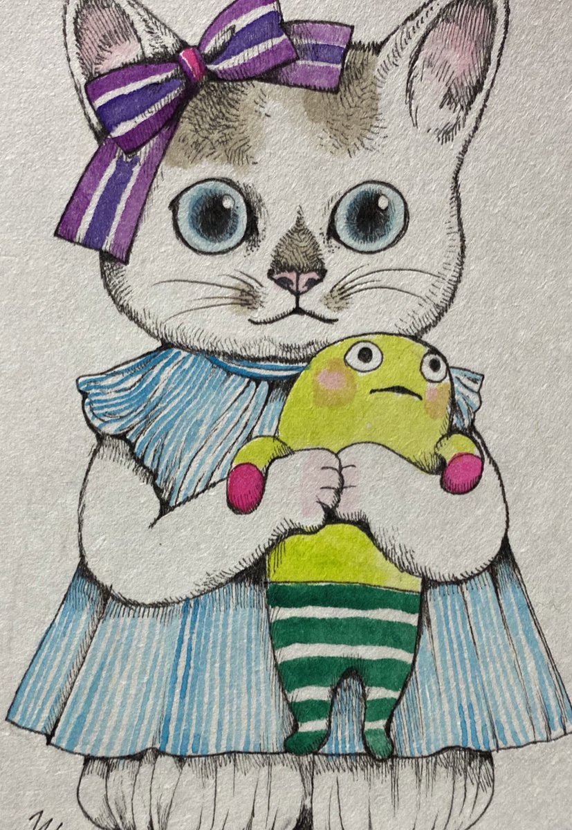 ボリス雑貨店 複製画 ネコちゃんスキ(ボリス雑貨店(ギャラリー ボリス雑貨店 複製画 ネコちゃんスキ(ボリス雑貨店(ギャラリー