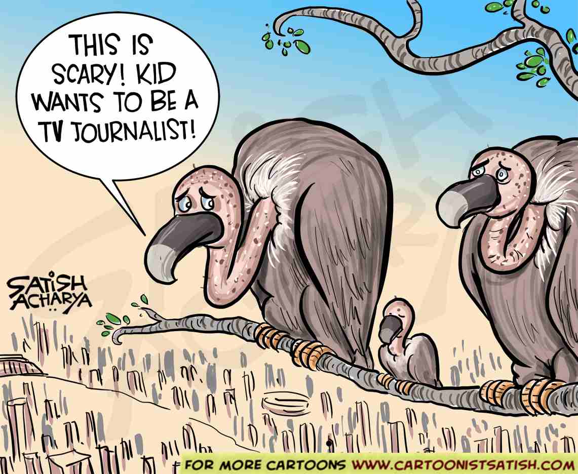 Scary Vulture Cartoon