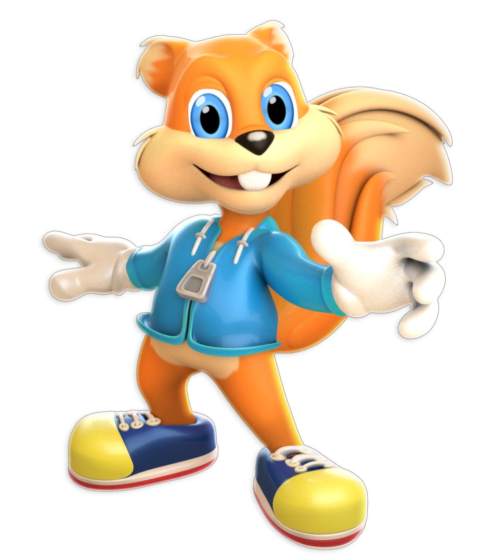 J.C. Thornton on Twitter: "Marvelous! My Conker the Squirrel model update is complete! Here's ...