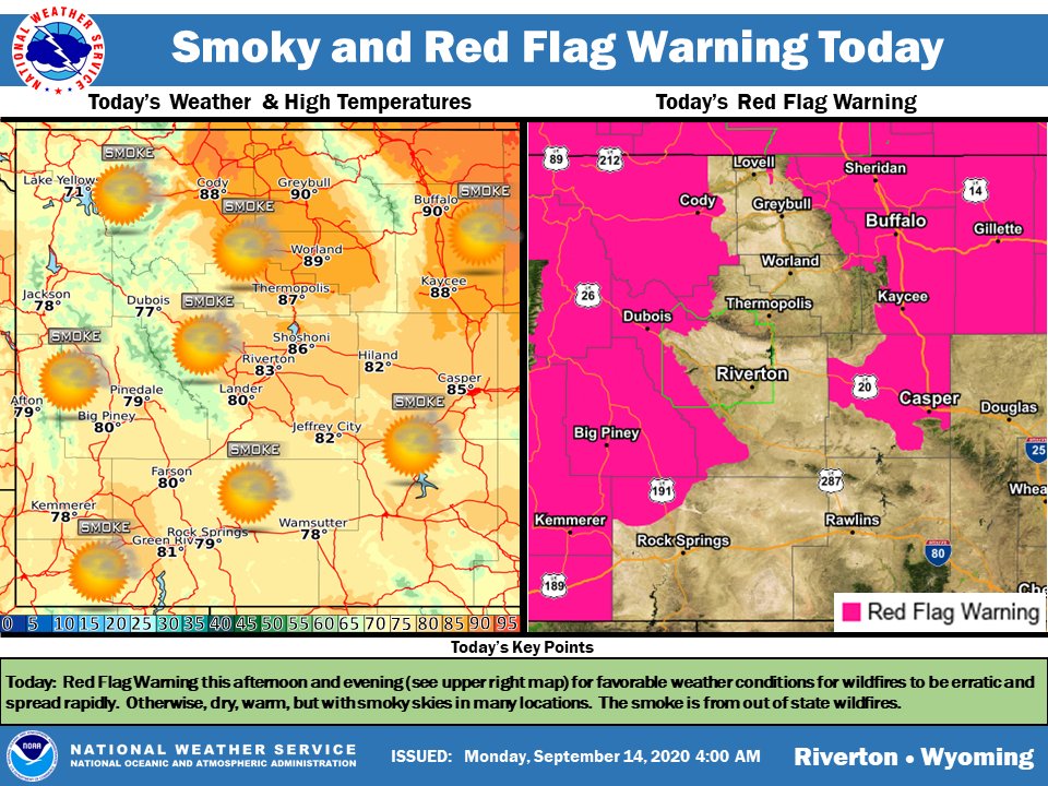 Red Flag Warning this afternoon and evening for favorable weather ...