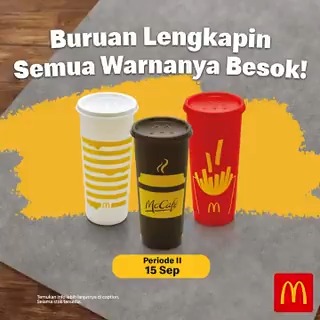 McDonald's Indonesia on Twitter: "Terima kasih atas antusiasmenya McD'ers, kini Reusable Cup McD ...
