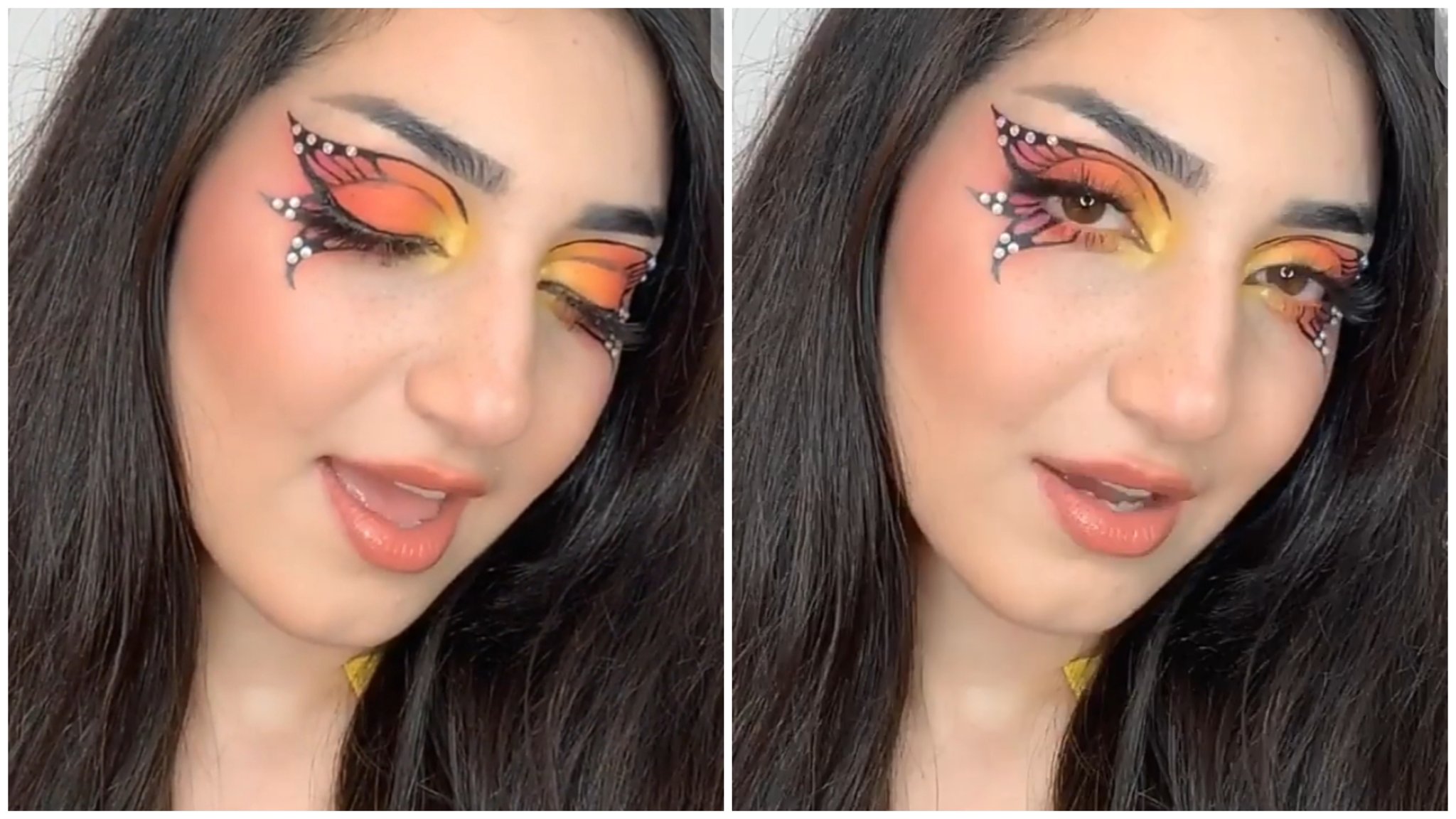 Simple Butterfly Eye Makeup