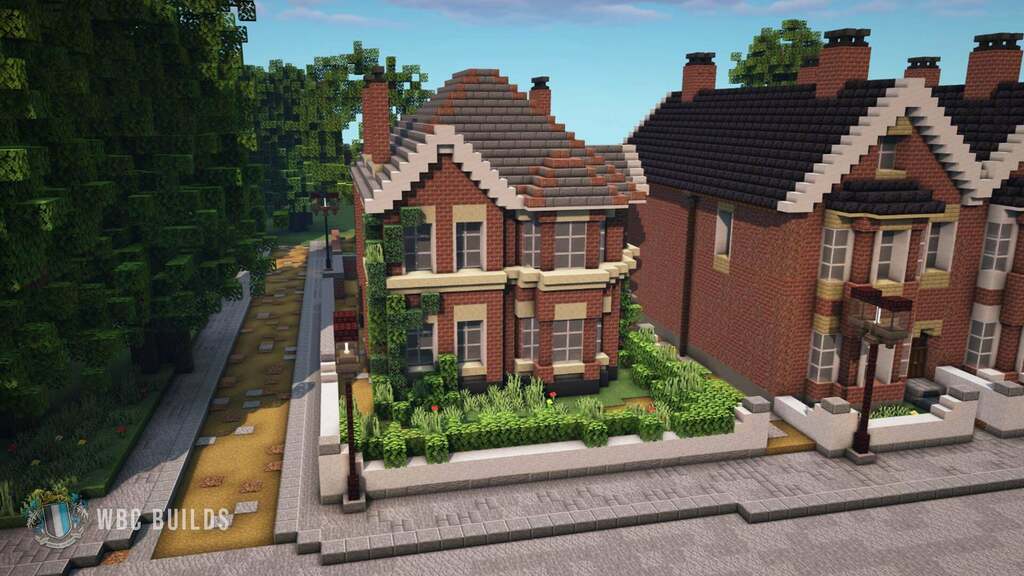 Minecraft Brick Victorian House