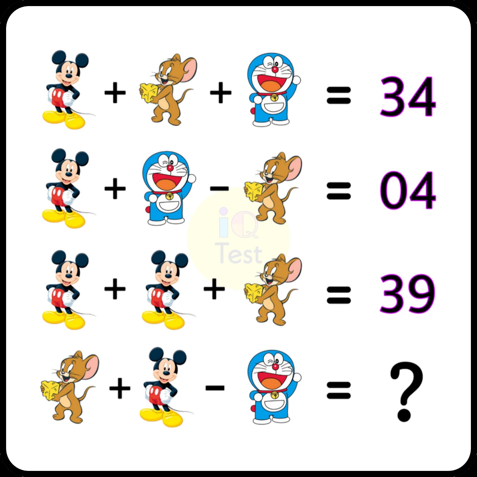 Mickey Mouse Math