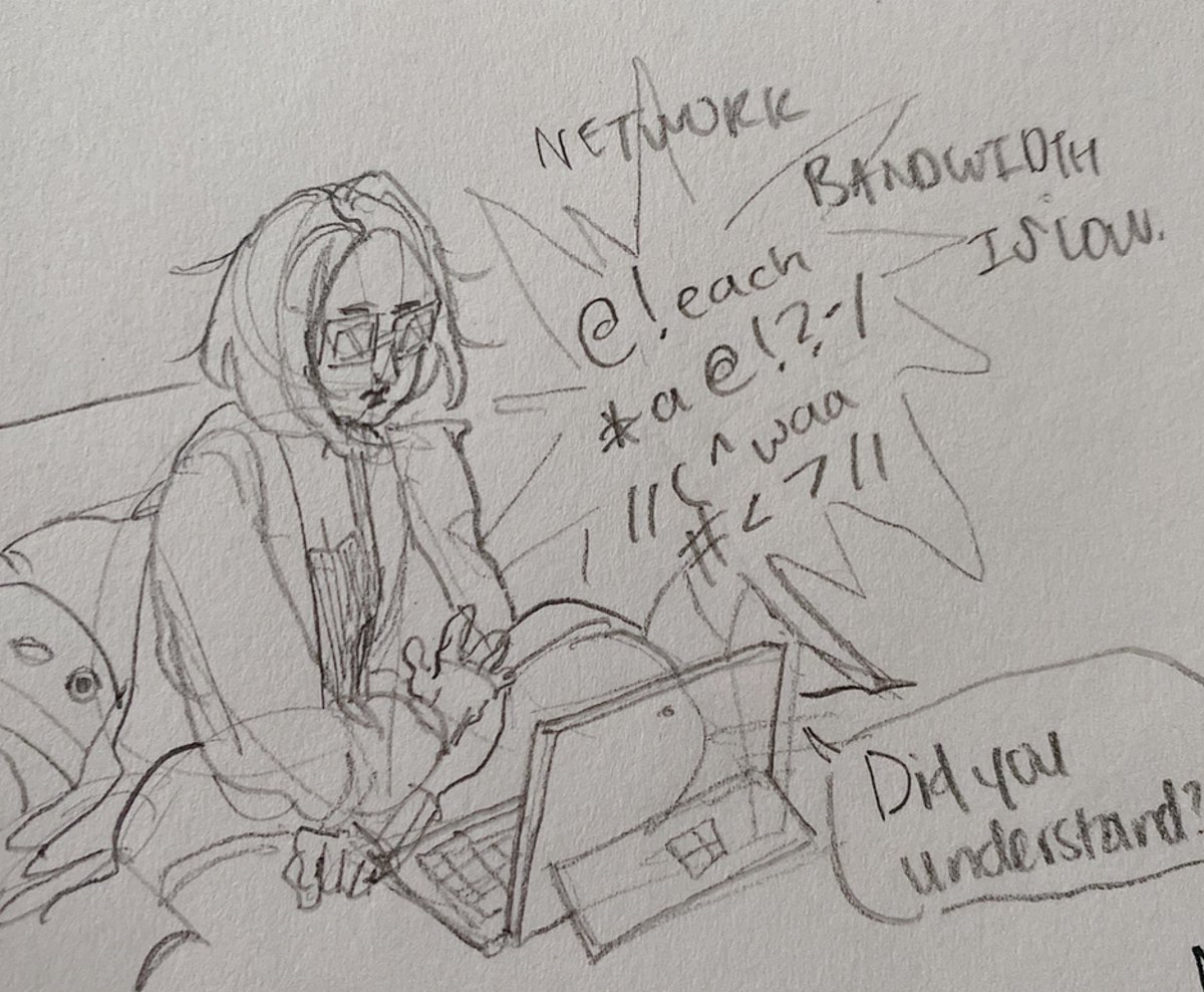 「First Day Of Zoom Classes 」|mey!! korok mode :3の漫画