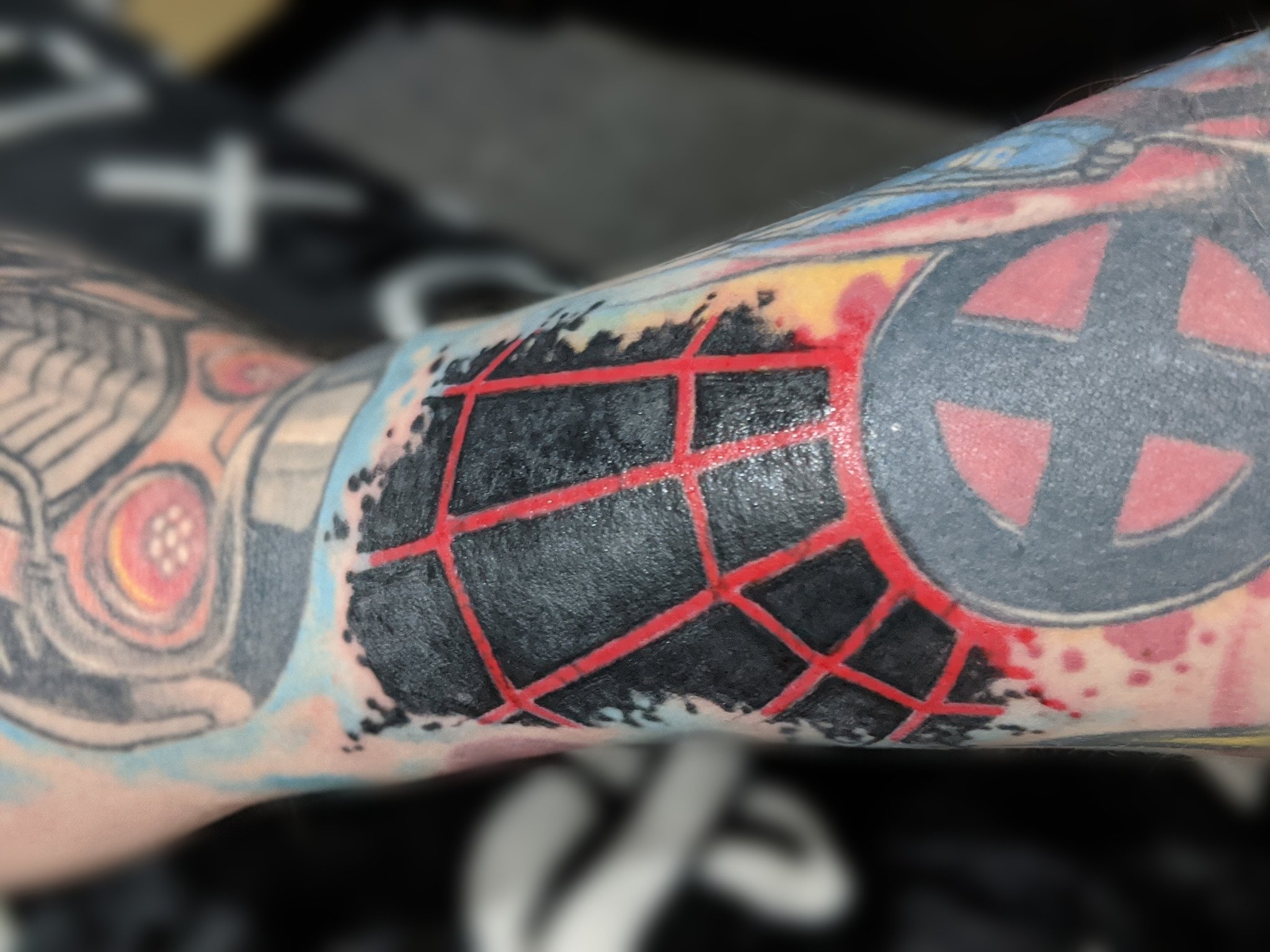 Miles morales tattoo | Orangetattooshop.com