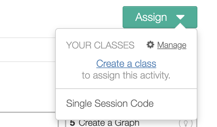 Desmos.com on Twitter: "Yup! You can always make a "Single Session Code" in that assign dropdown ...