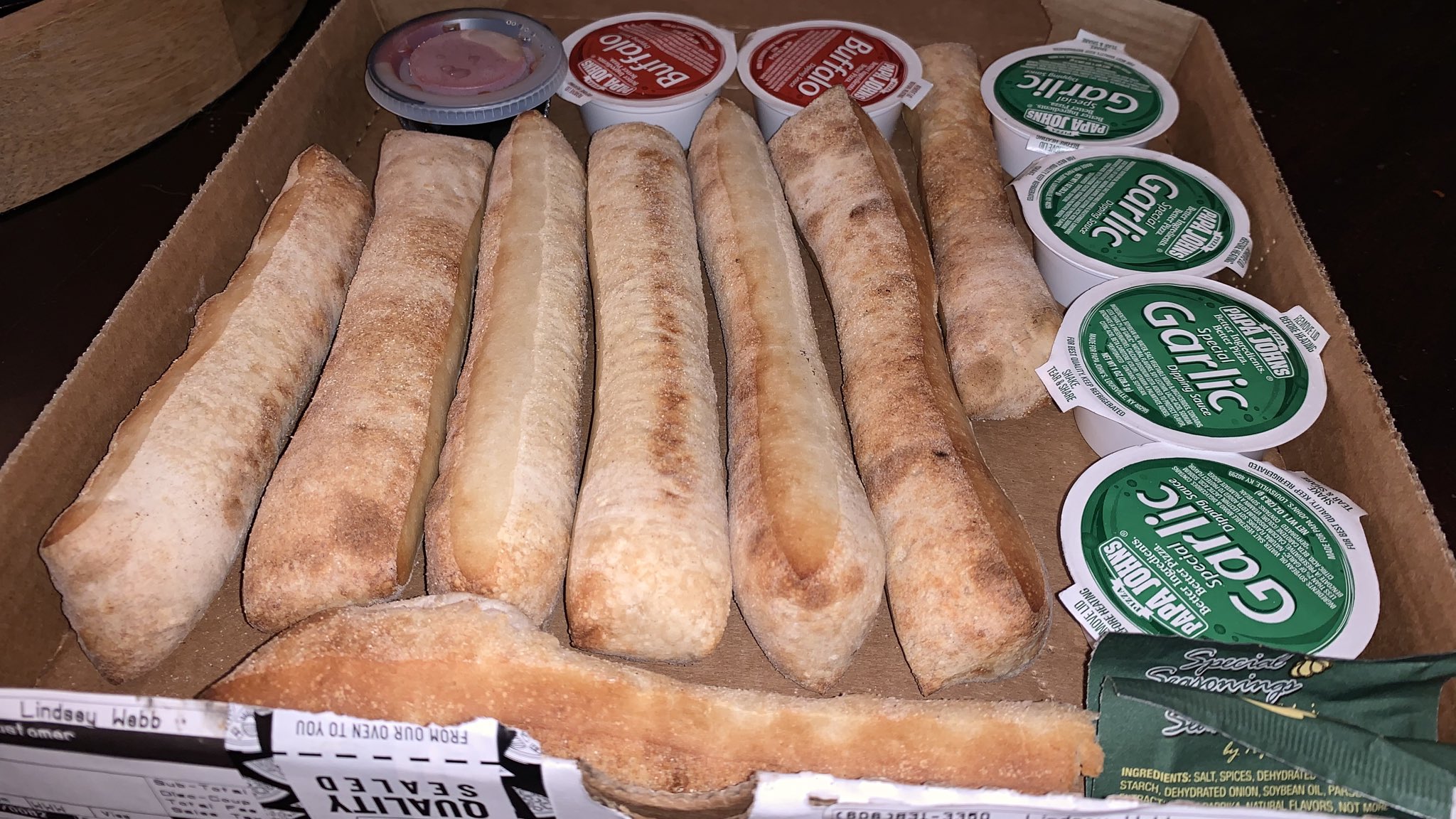 Papa Johns Bread Sticks