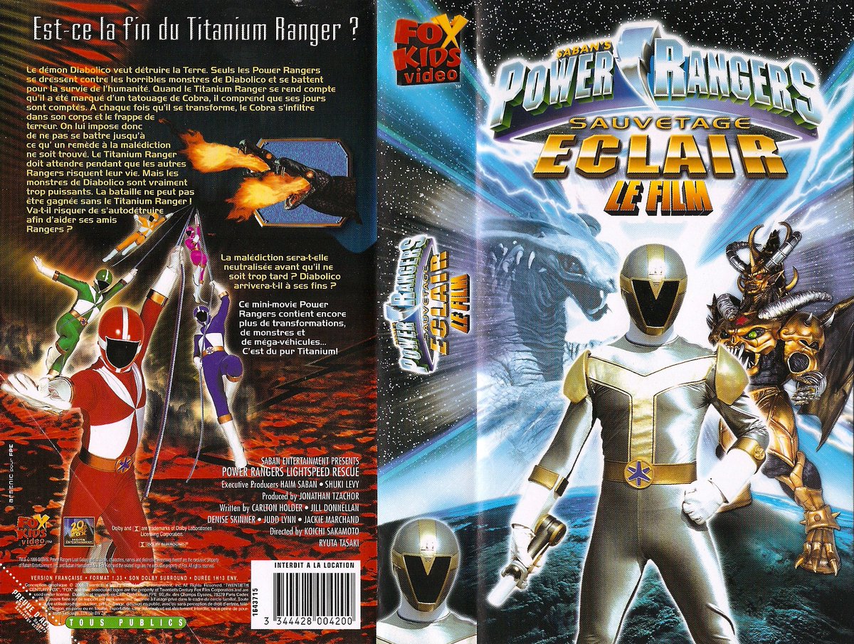 Power Rangers Lightspeed Rescue Titanium Ranger Curse Of The Cobra