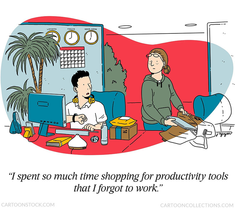 Productivity Cartoon