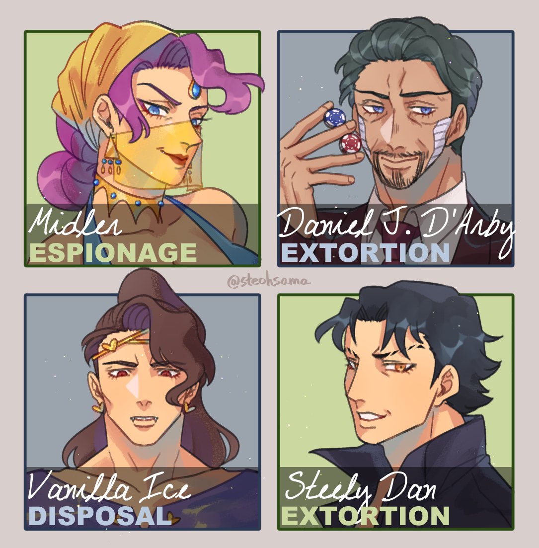 「Part 2/? of the AU where Dio joins his son's mafia... and he」steoh 🏹 ...