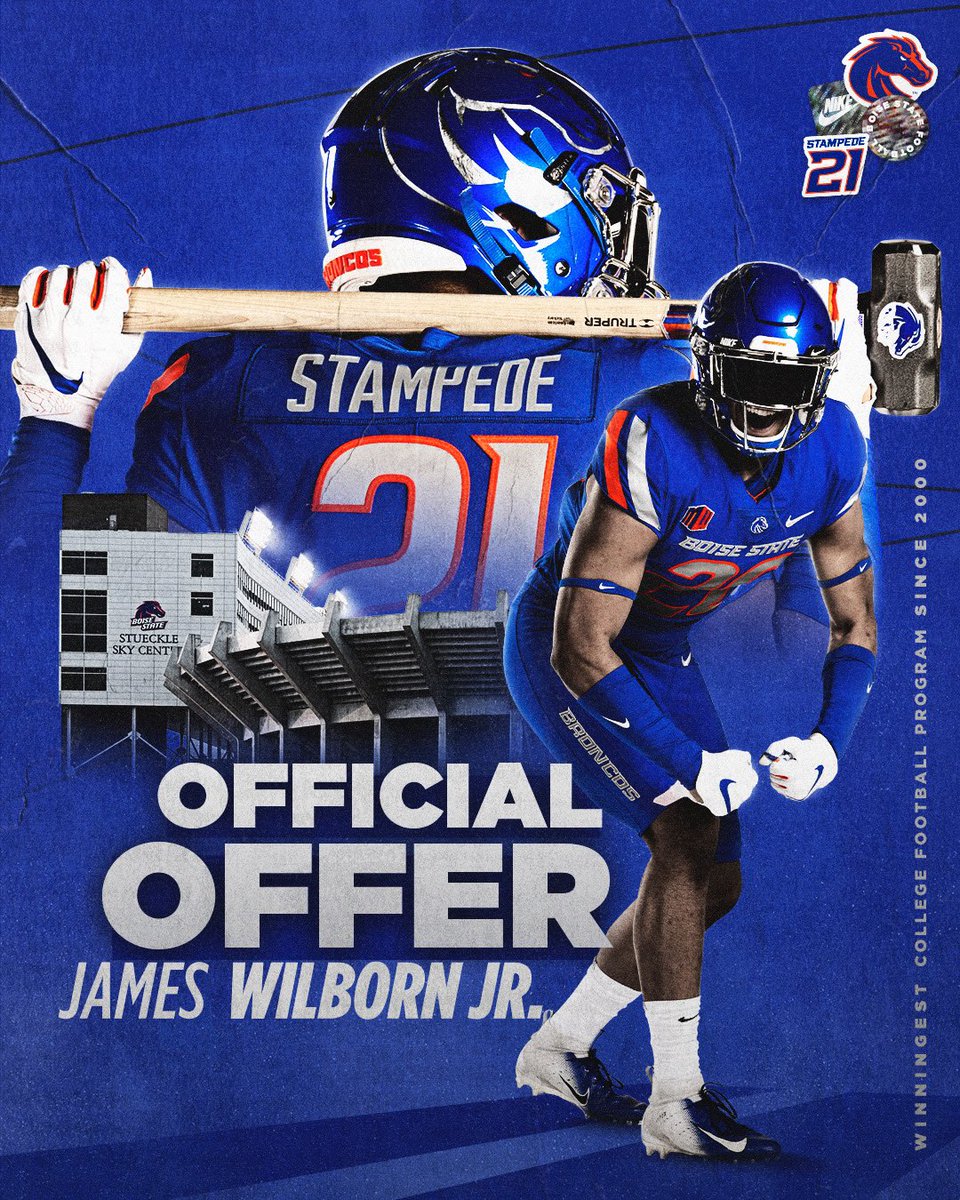 James Wilborn Jr. on Twitter : r/BSUFootball