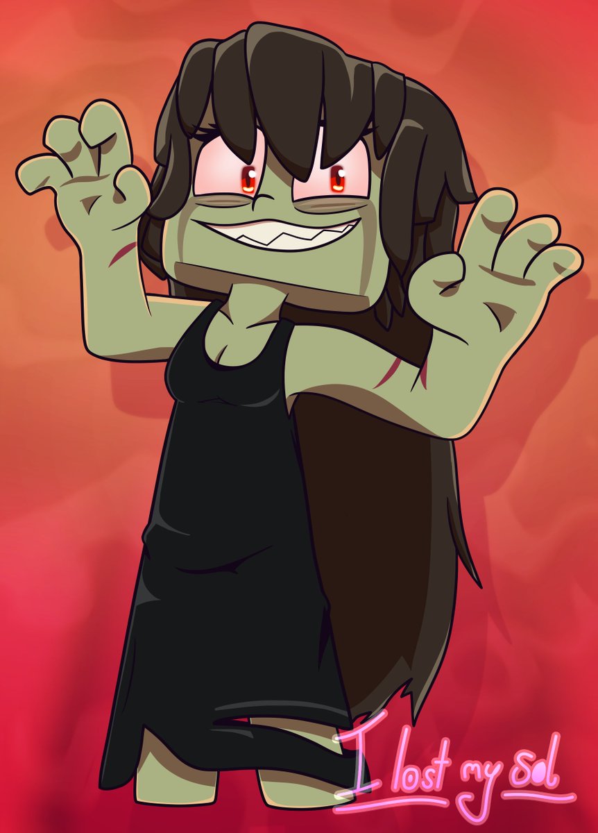 Anime Zombie Girl Minecraft