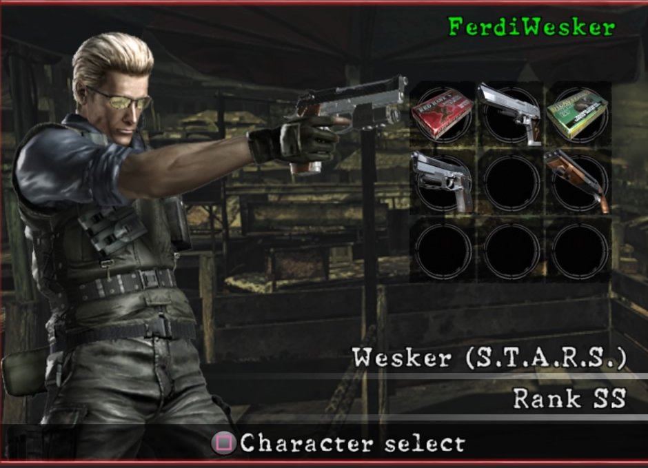 Resident Evil 5 Wesker Stars