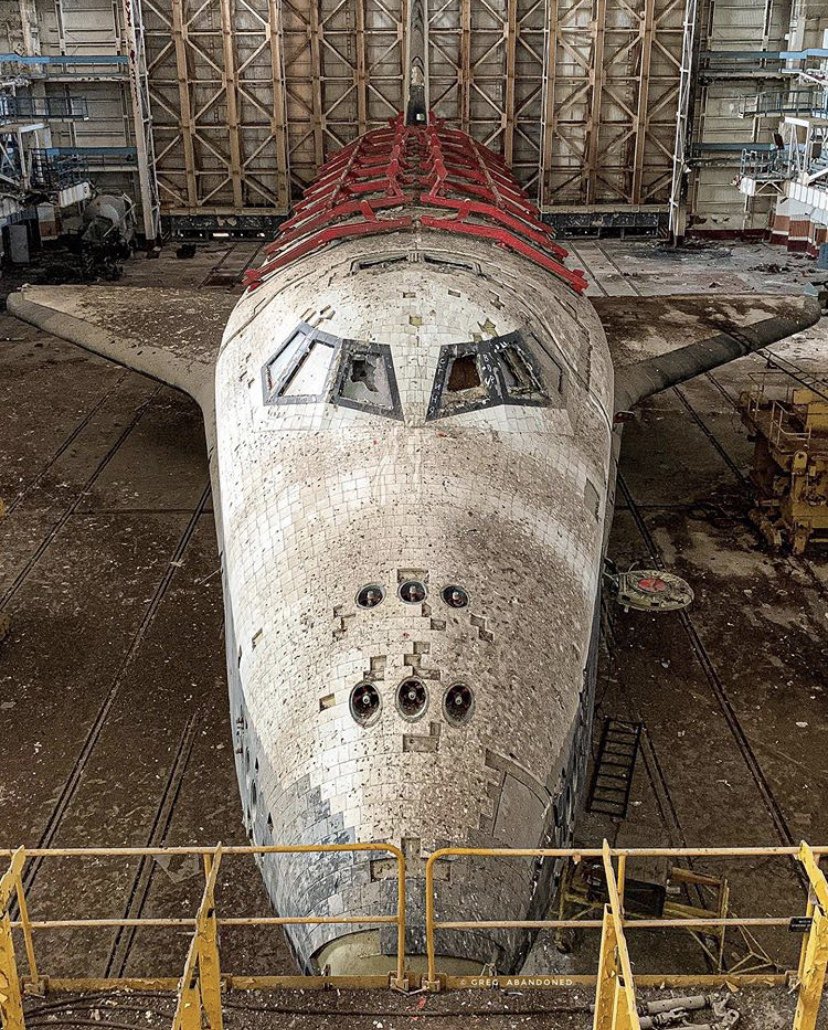 World of Engineering on Twitter: "Abandoned Soviet Space Shuttles (Buran) in Kazakhstan. Buran ...