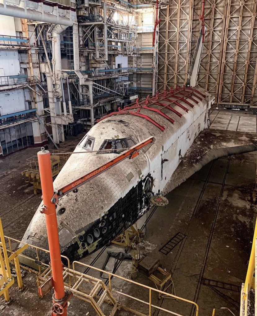 Abandoned Russian Space Shuttle
