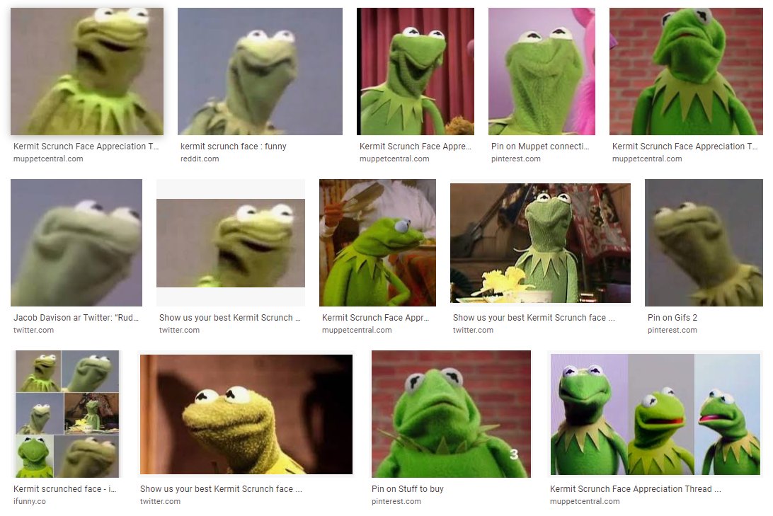 Kermit The Frog Scrunched Face Kermit The Frog