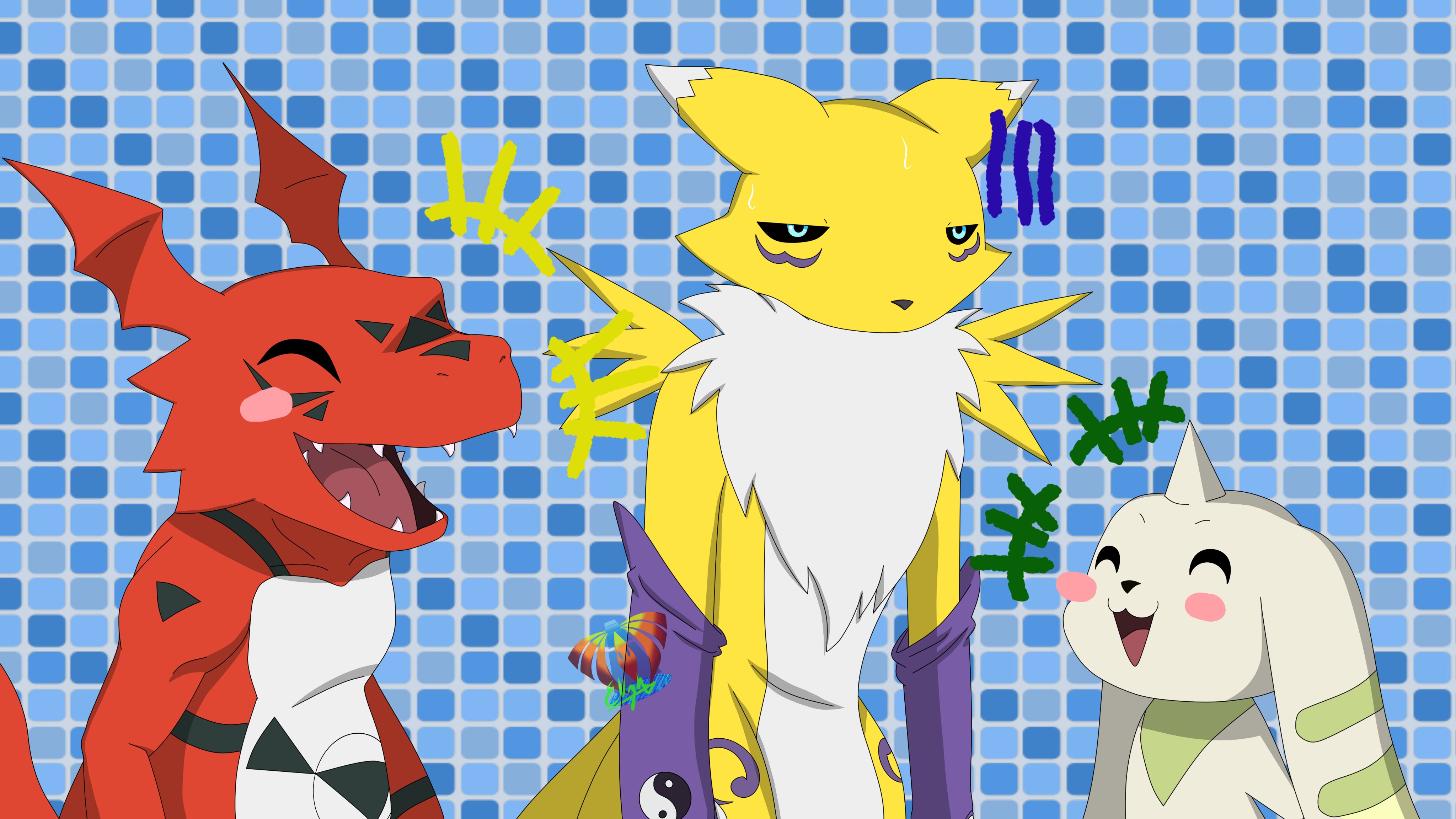 Guilmon And Renamon Comic