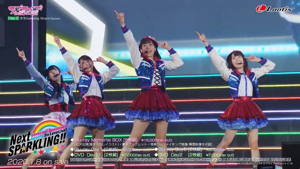 Nijigasaki Perfect Fans Paradise on Twitter: "The Aqours 5th LoveLive! ~Next SPARKLING!!~ Day 1 ...