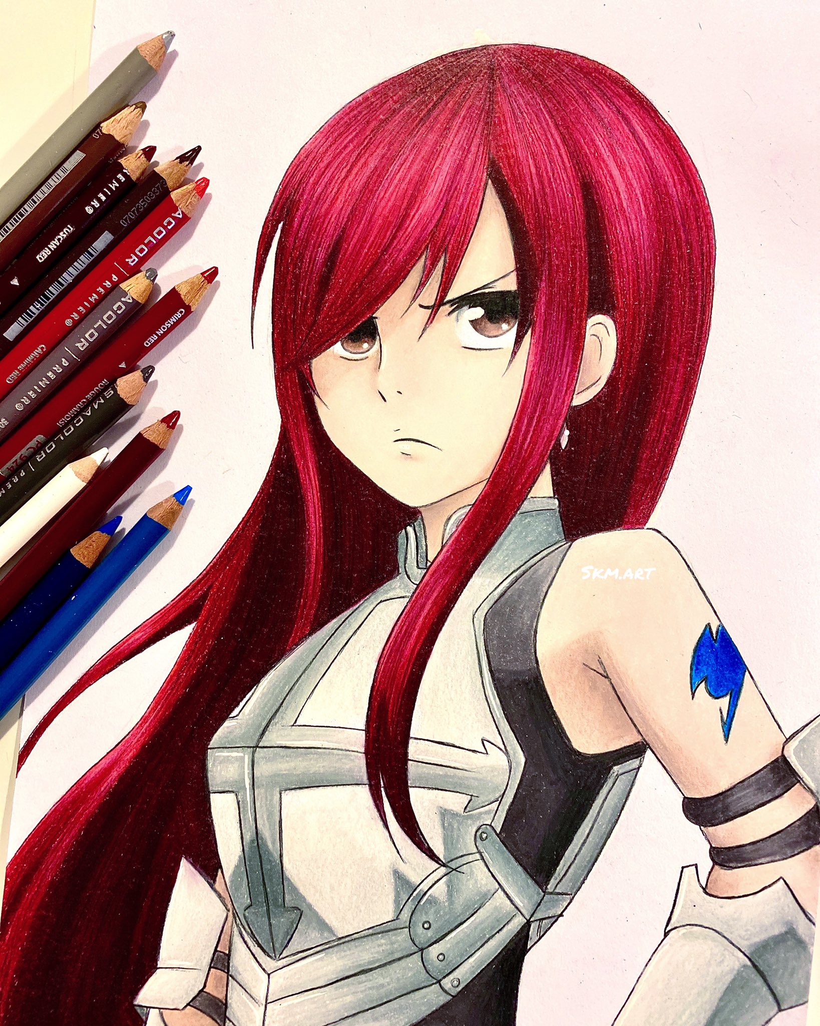 Fairy Tail Erza Drawing
