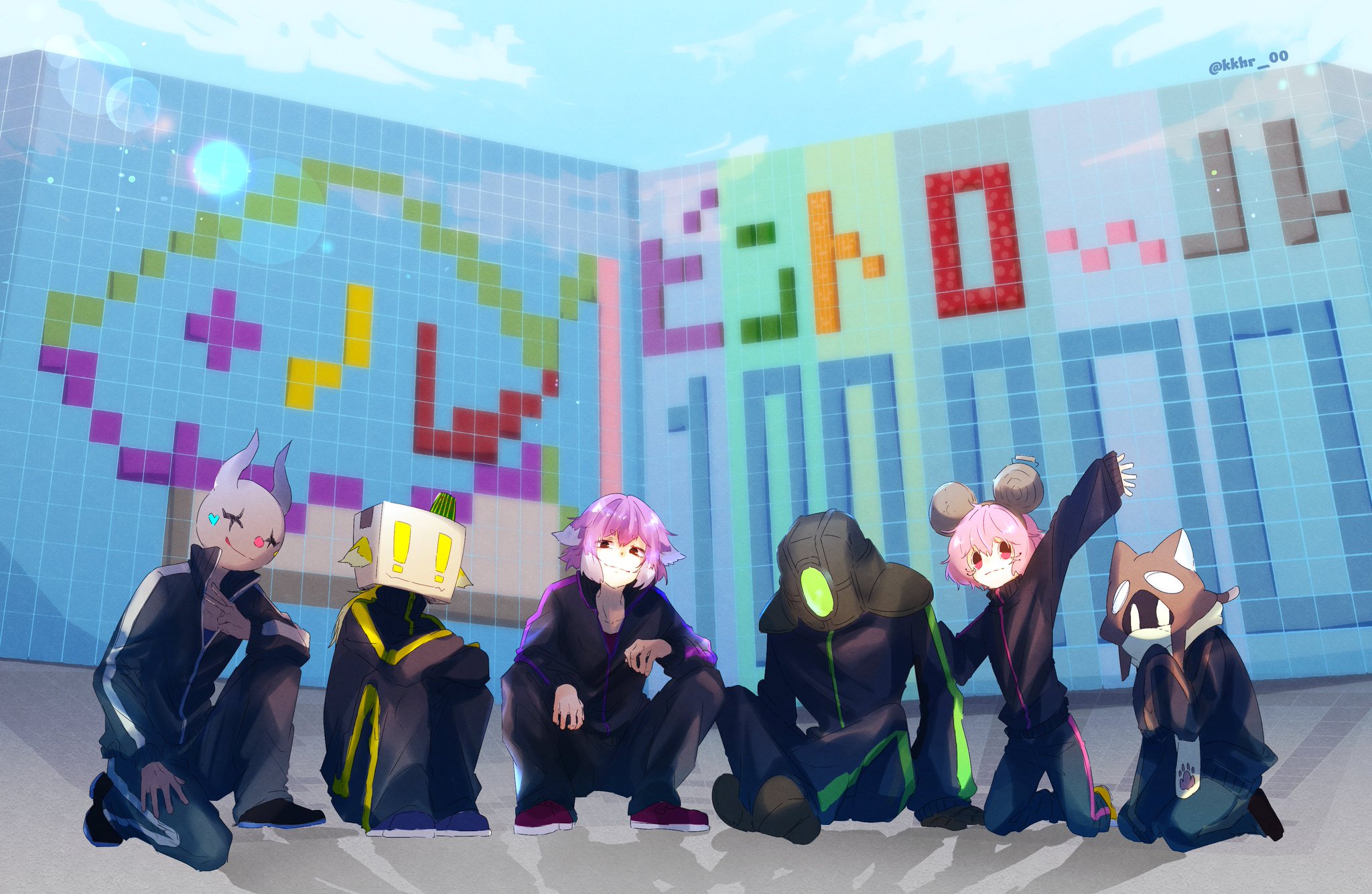 ここひら on Twitter: "今更って感じですが10万人記念動画は感想まとめきれなくて一枚絵になりました。それくらいどこ切り取っても面白いし何度も見返しちゃう最高の動画でした ...