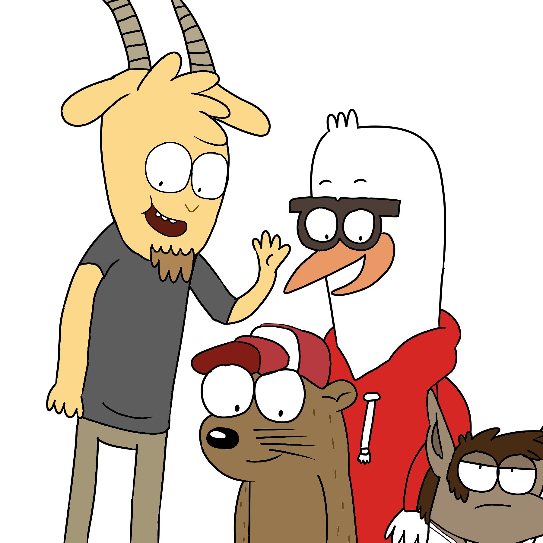 Regular Show Character Drawings