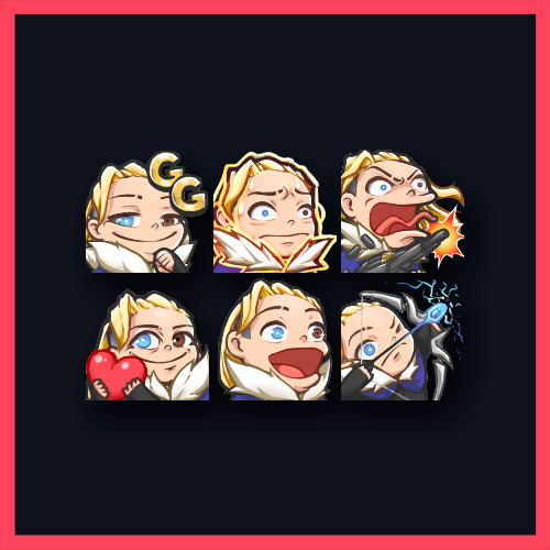 Art & Collectibles Drawing & Illustration Valorant Sova Twitch Emote ...