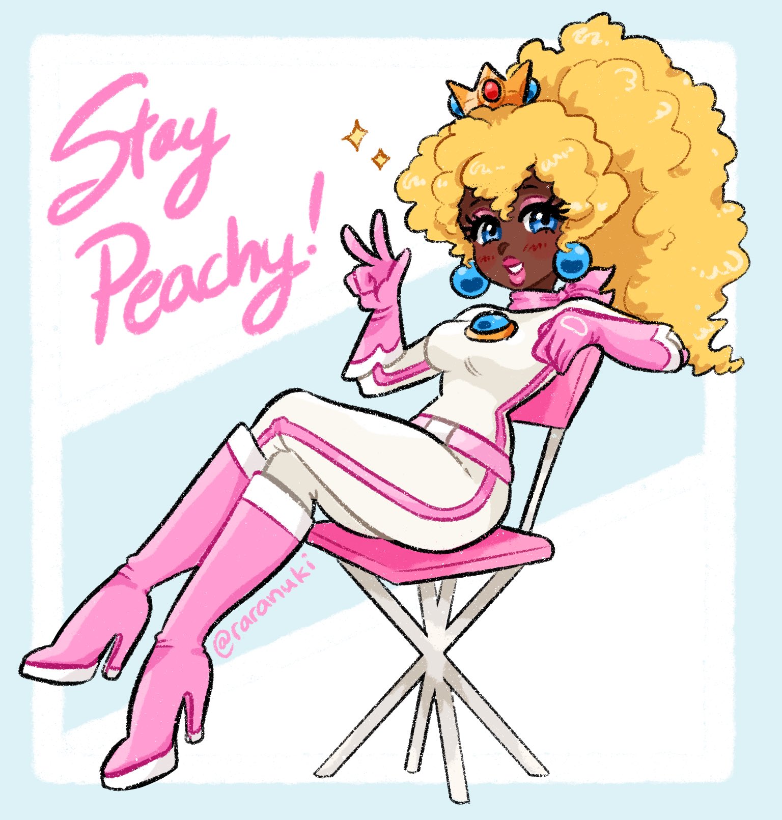 tati @🌷comms full🌷 on Twitter: "motorbike outfit with @kianamaiart’s peach!! had to do my take ...