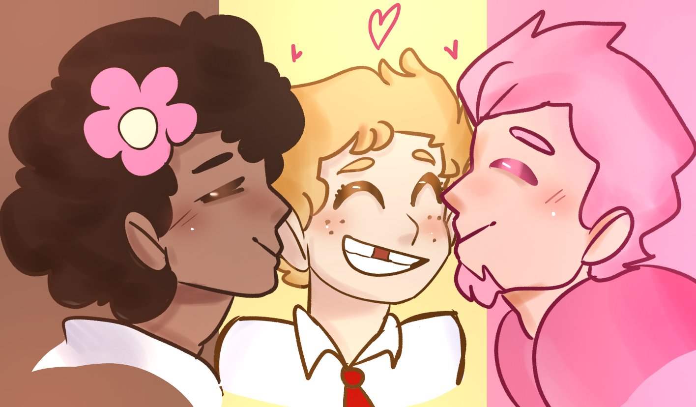 Spongebob And Patrick As Humans Kissing