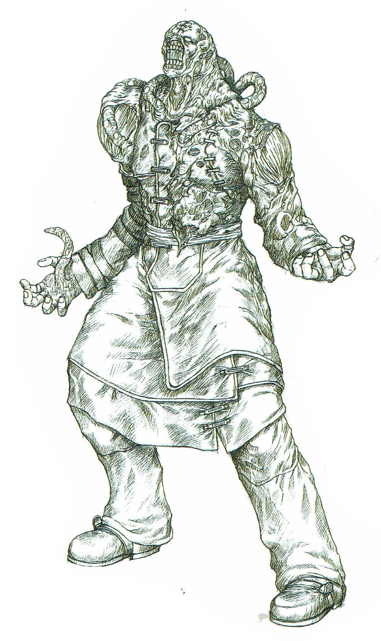 Nemesis Resident Evil Drawings