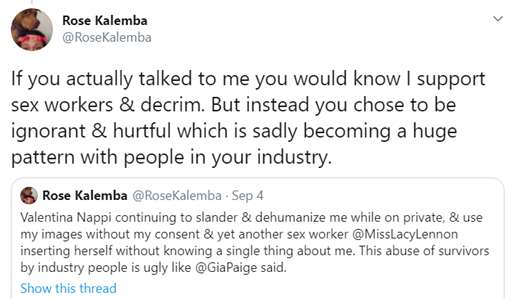 Thread by @darkceIestiaI: Why you’re wrong about @RoseKalemba ,a thread ...