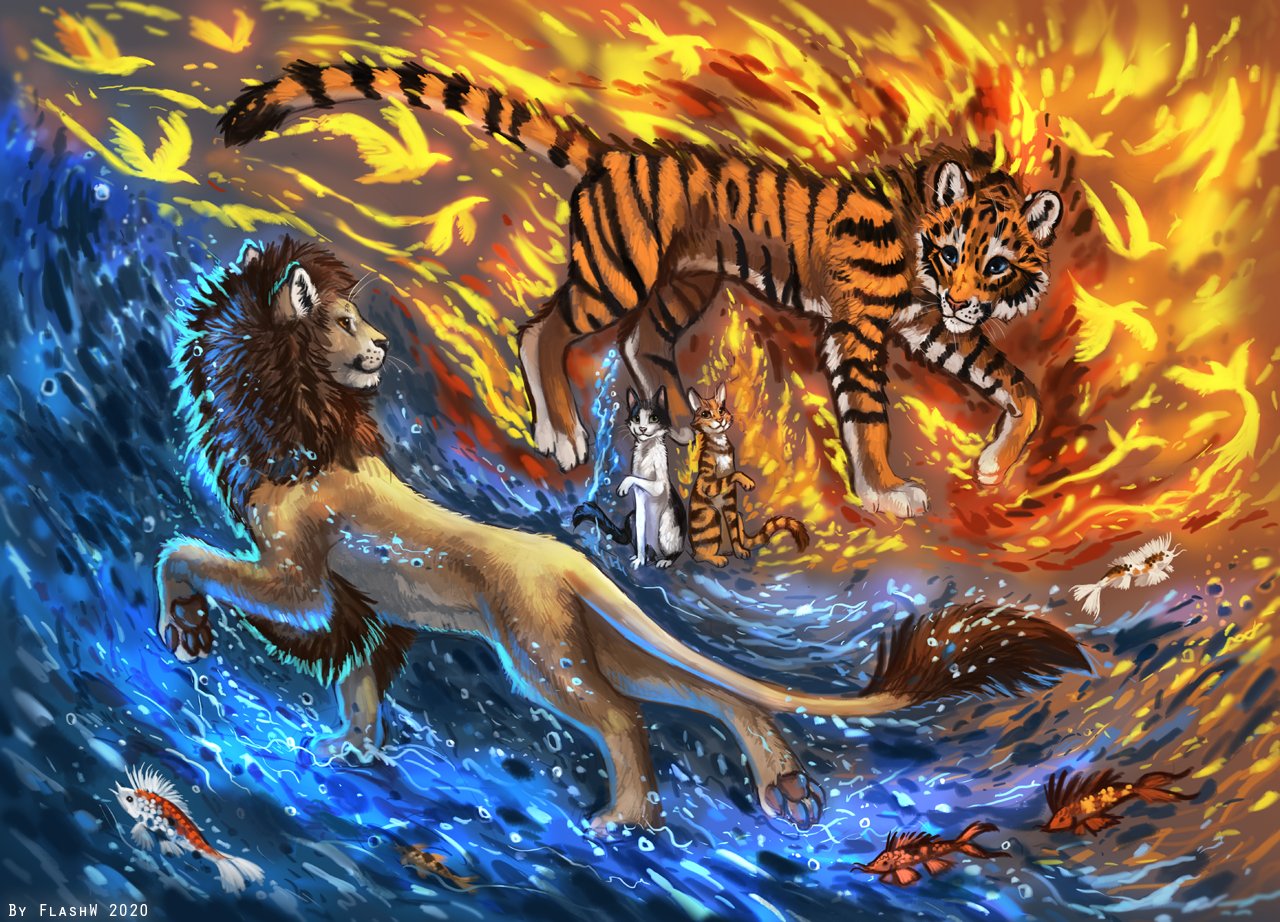 Fire Vs Water Animals