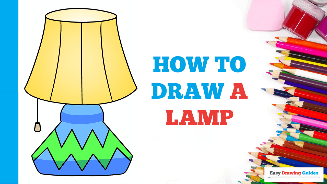 Lamp Drawing For Kids