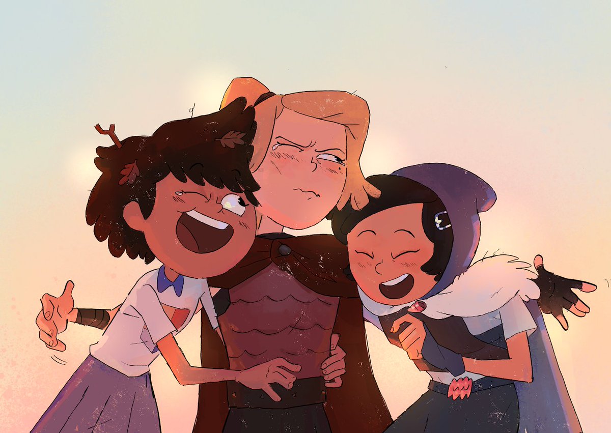 「nearly cried while coloring this sketch 」|cat ren.tvppの漫画