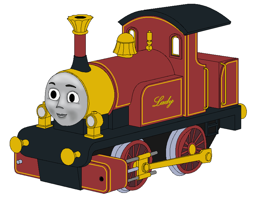 Golden Lady The Engine Sprite