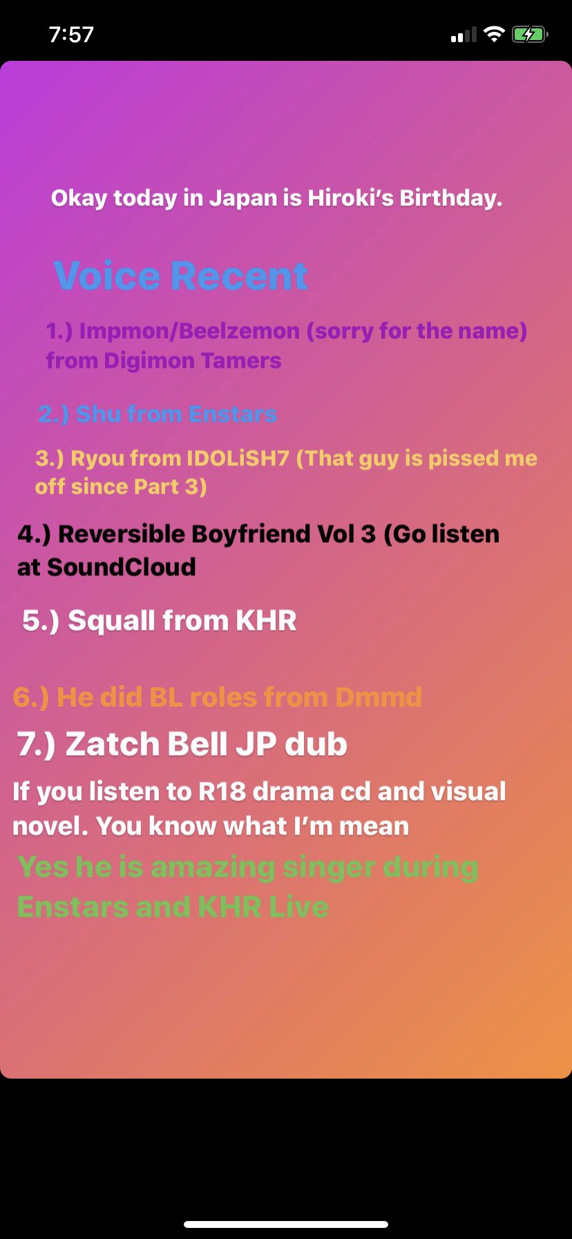 Momoko Minamoto the Hedgehog 💖🌸🦔 on Twitter: "Momoko: Happy Birthday to Hiroki I can’t believe ...