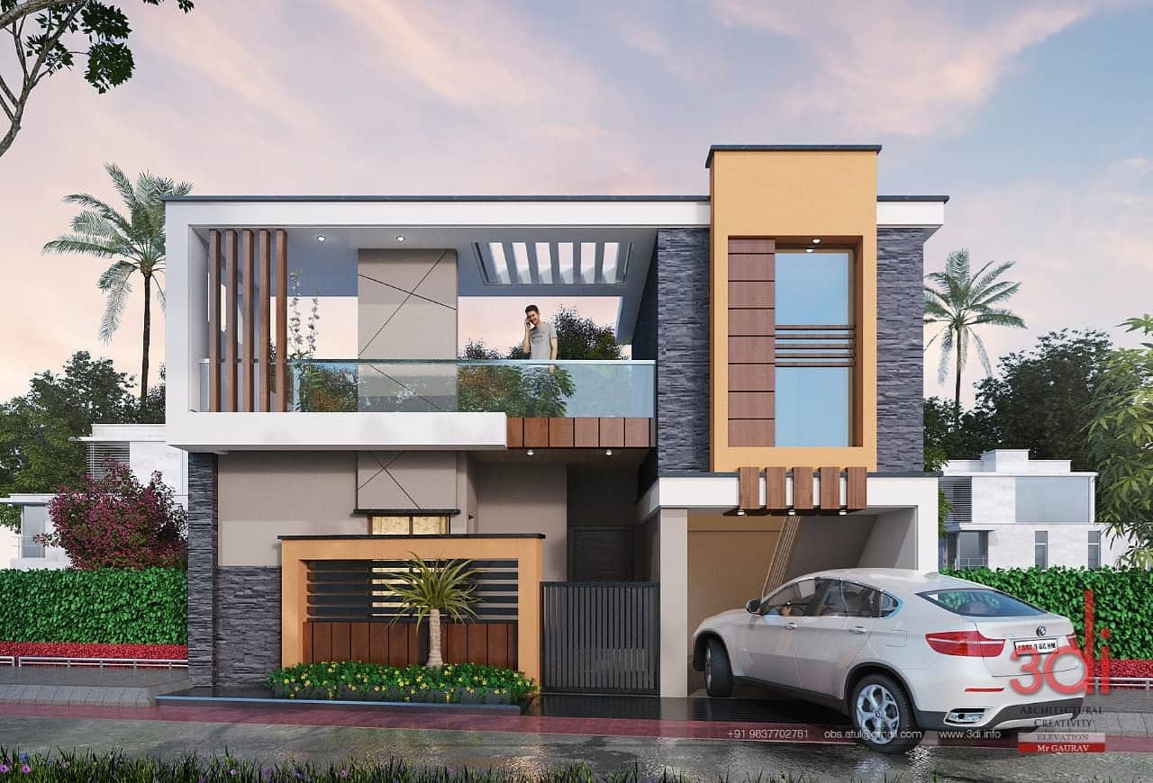 Front Elevation Of Indian Simplex Houses