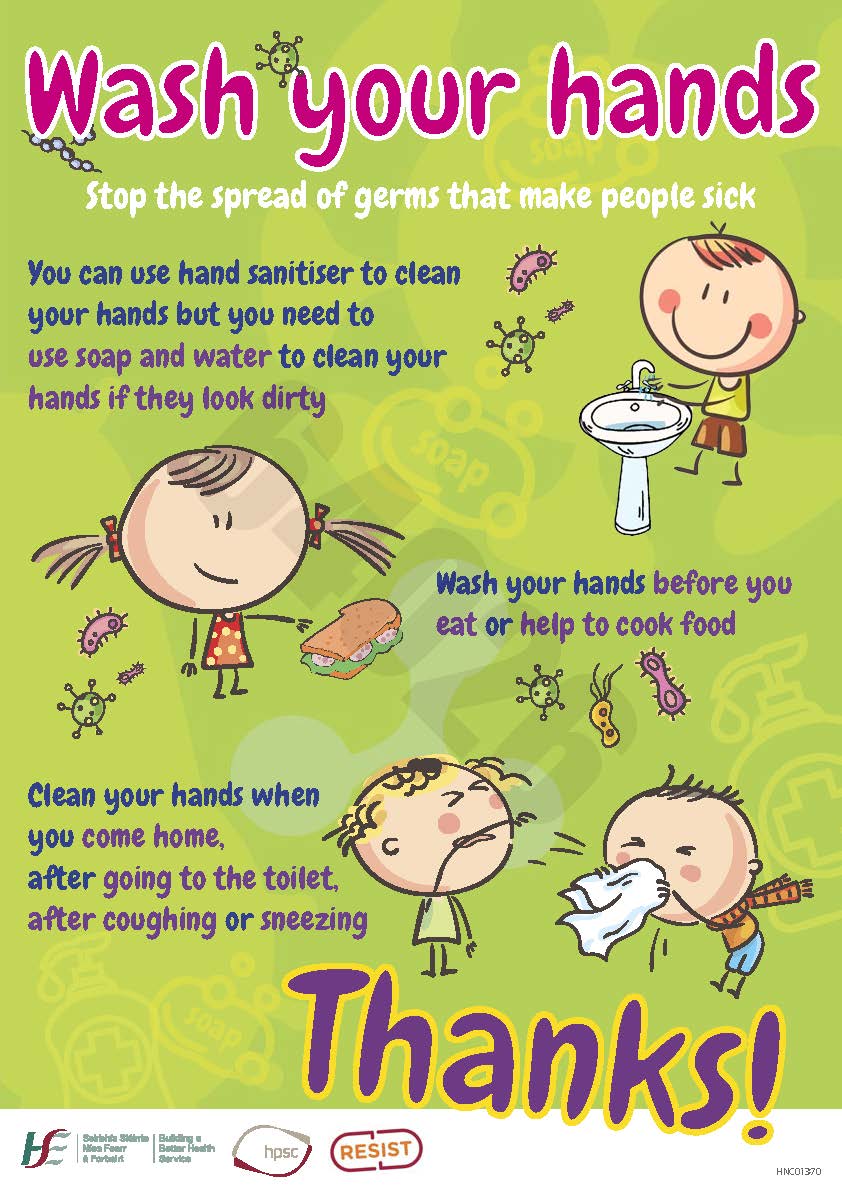 Kids Washing Hands Before Eating