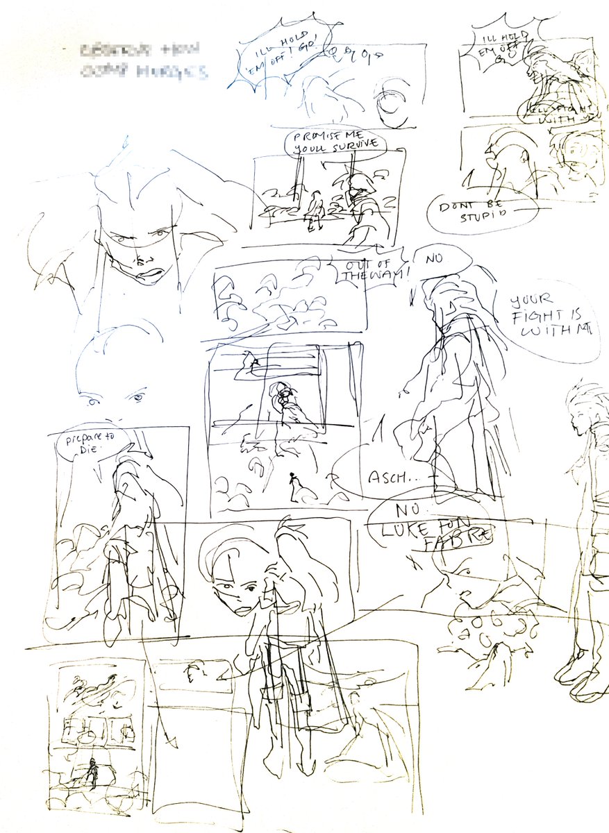 「thumbnails and roughs.. 」MERUZの漫画