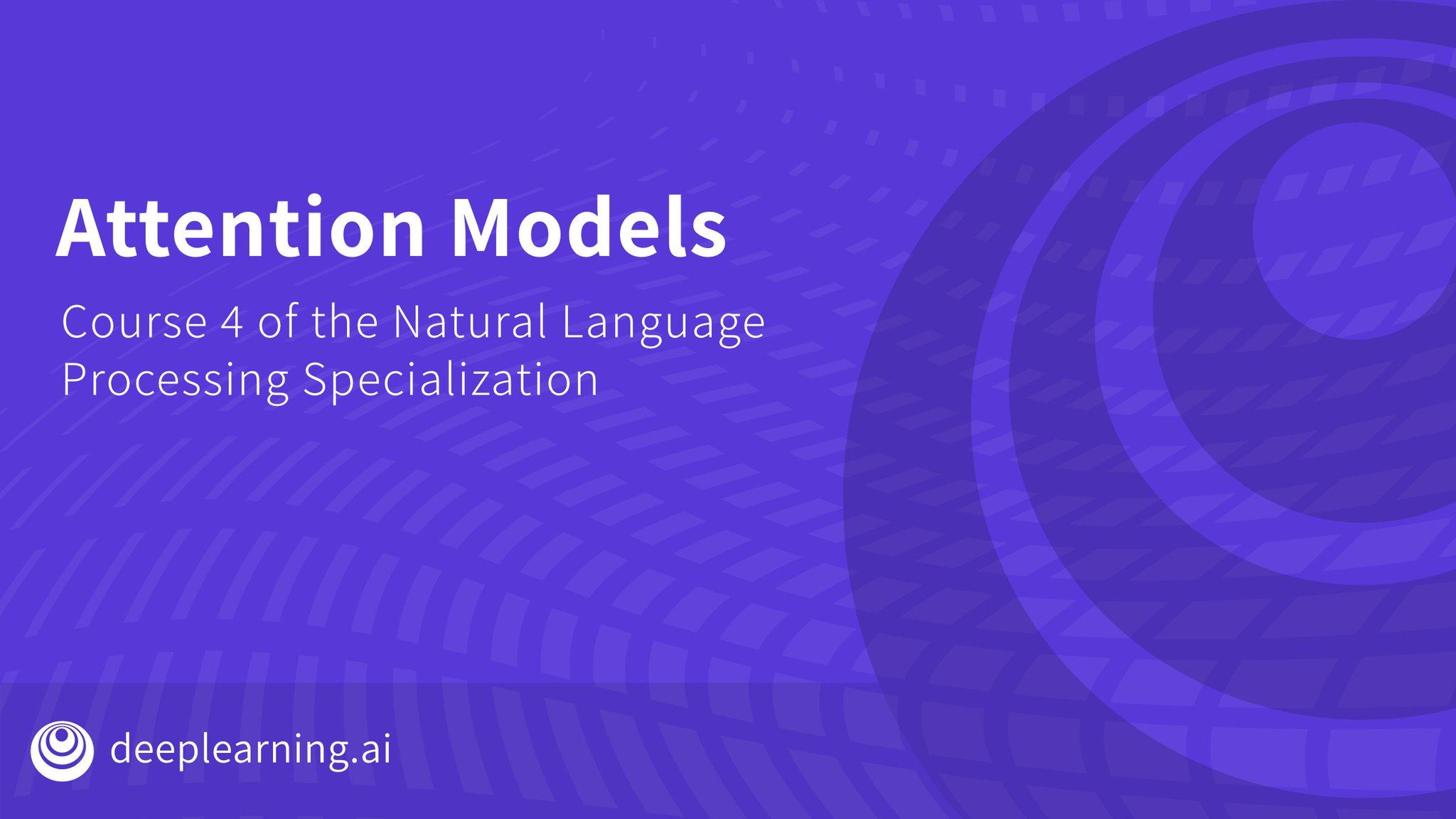 DeepLearning.AI on Twitter: "Course 4 of our Natural Language Processing Specialization is ...