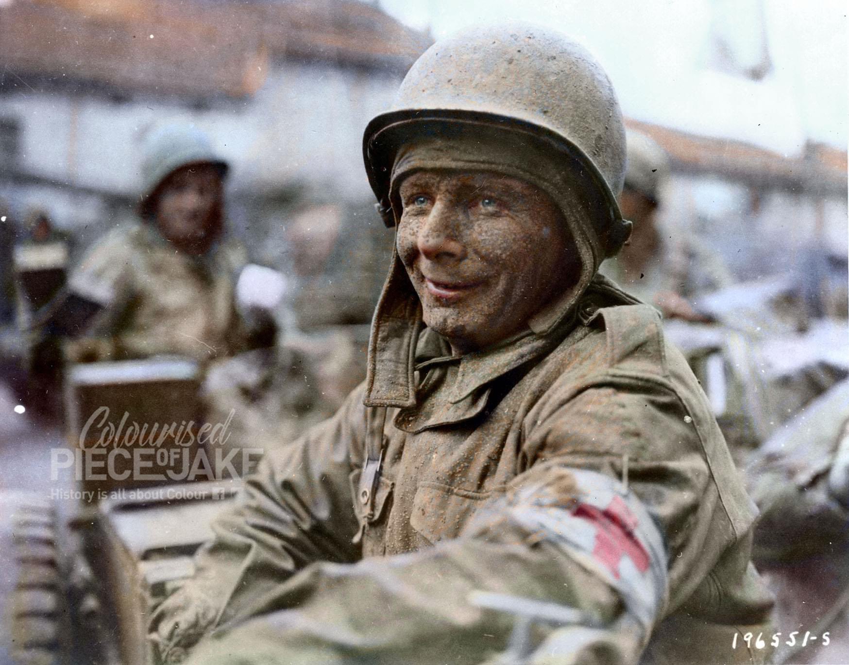 World War 2 American Soldiers Color