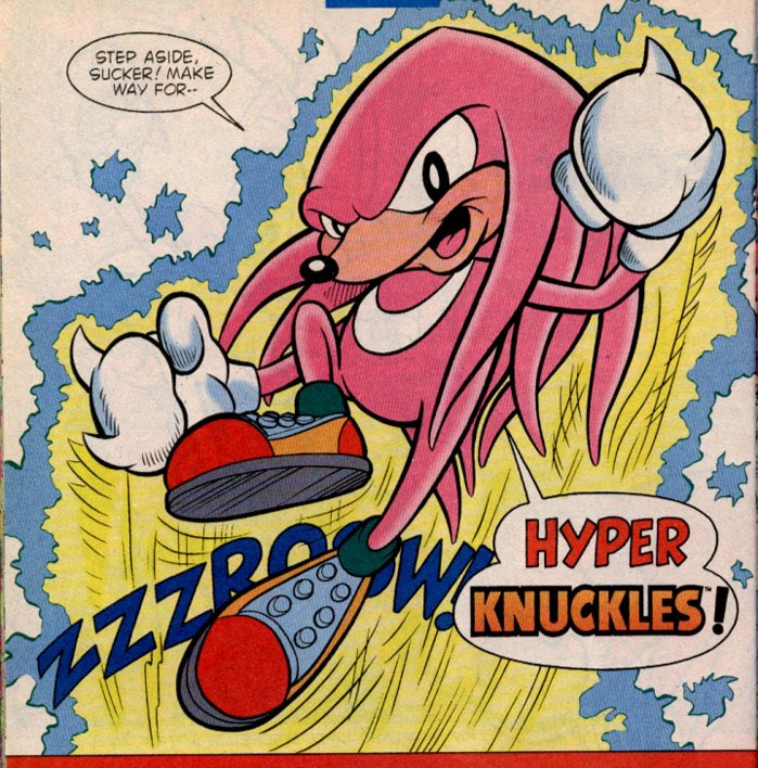 Hyper Sonic Vs Hyper Knuckles
