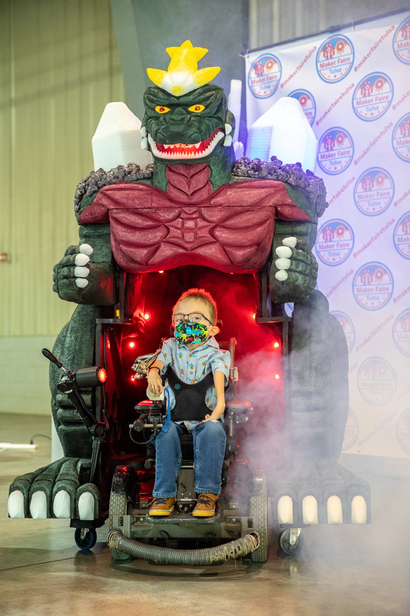 Young Goji fan gets a Space Godzilla wheelchair : r/GODZILLA
