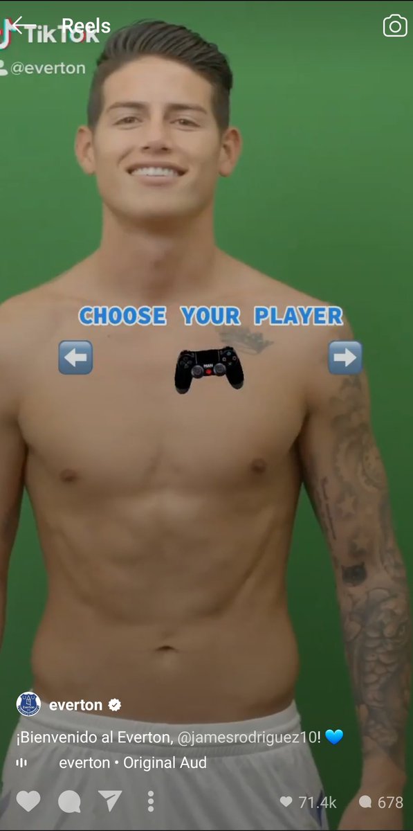 James Rodriguez Shirtless