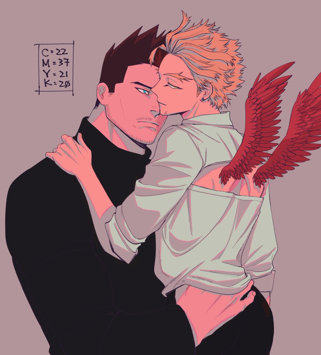 「CMYK meme ft. endhawks???? thank you for」|- ̗̀ling ̖́- 💀のイラスト