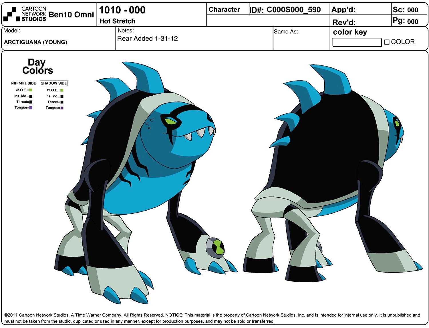 Articguana Ben 10 Omniverse