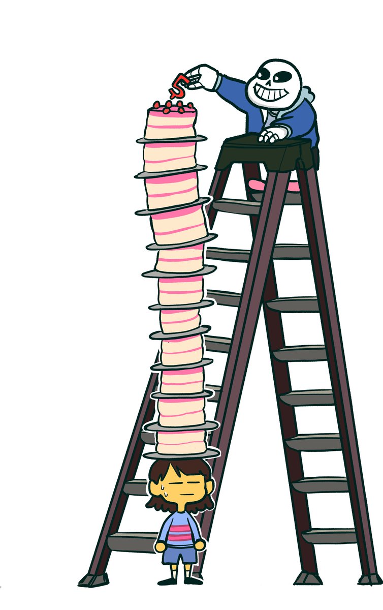 「happy birthday undertale 」|mikeのイラスト